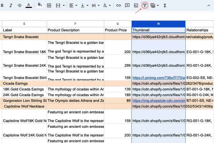 How To Build a Product Database in Spreadsheets